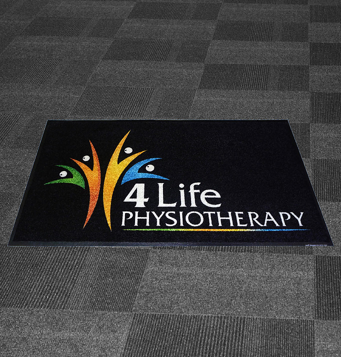 Custom logo mats 60cm x 90cm - Self Image