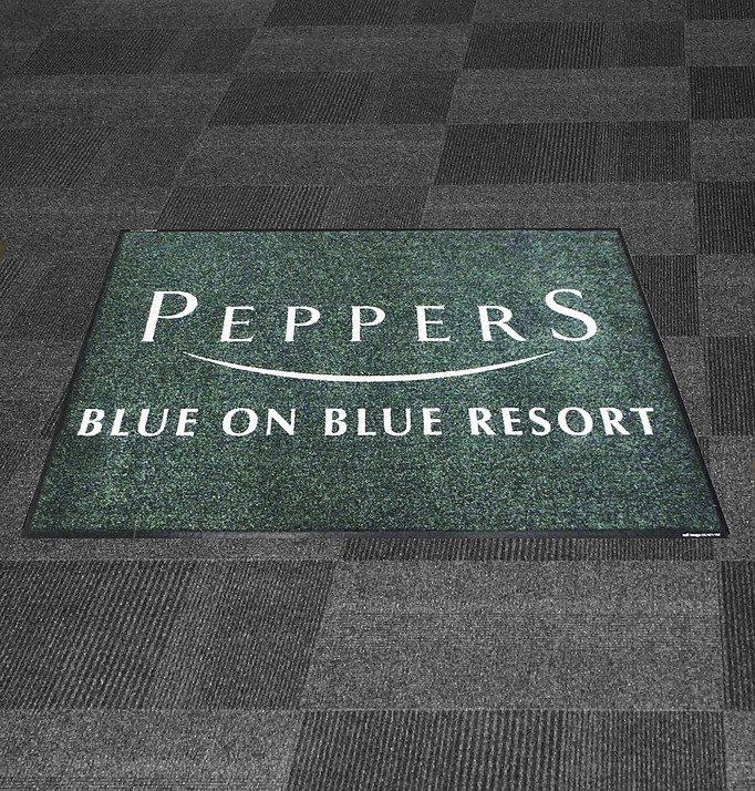 Custom logo mats 60cm x 90cm - Self Image