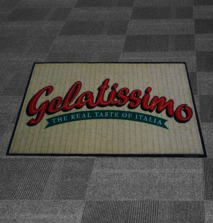 Custom logo mats 60cm x 90cm - Self Image