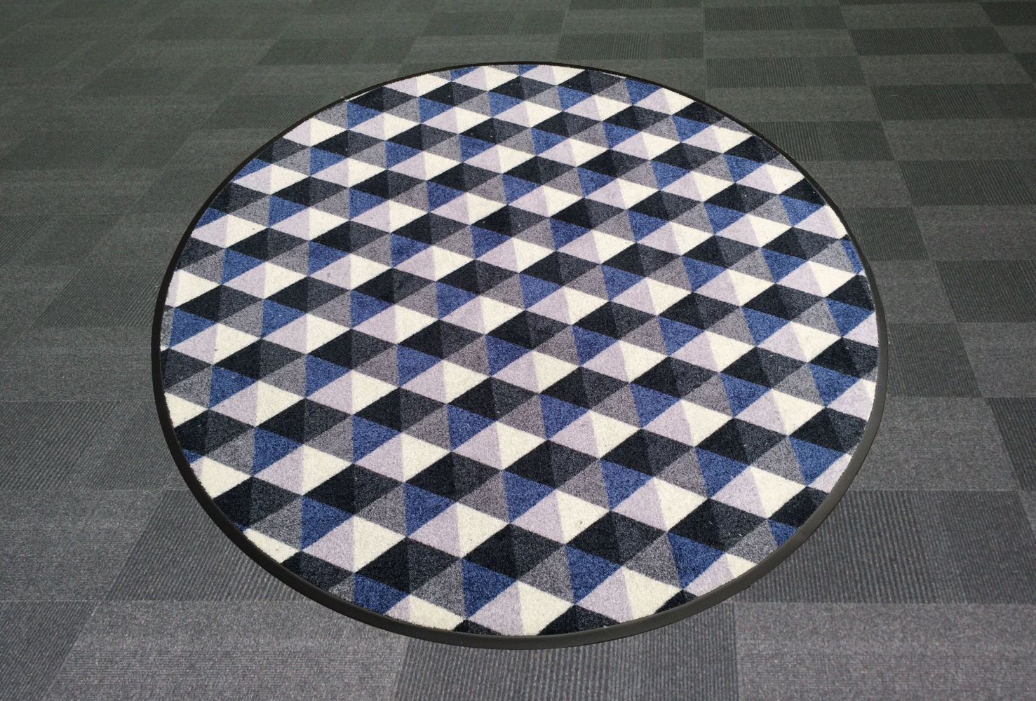 Logo Custom Mats - Round - Self Image