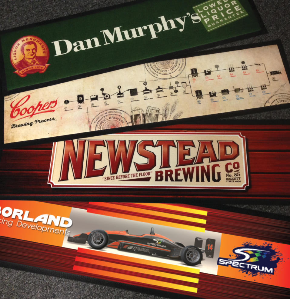 Custom Bar Runners | Custom Bar Mats | Sublimation Mats - Self Image