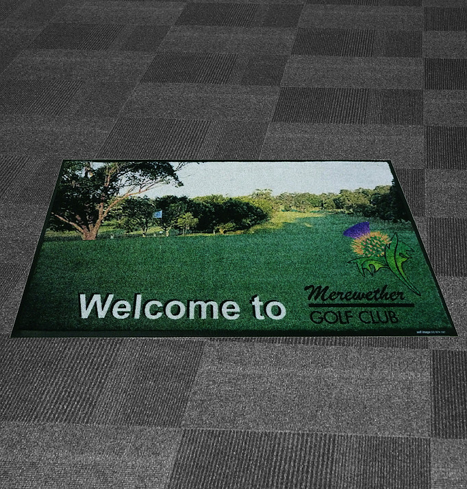 Logo Mats | Commercial Logo Mats | Custom Doormats with Logos - Self Image