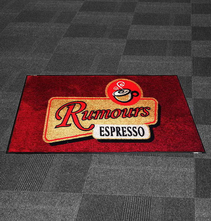 Custom logo mats 60cm x 90cm - Self Image